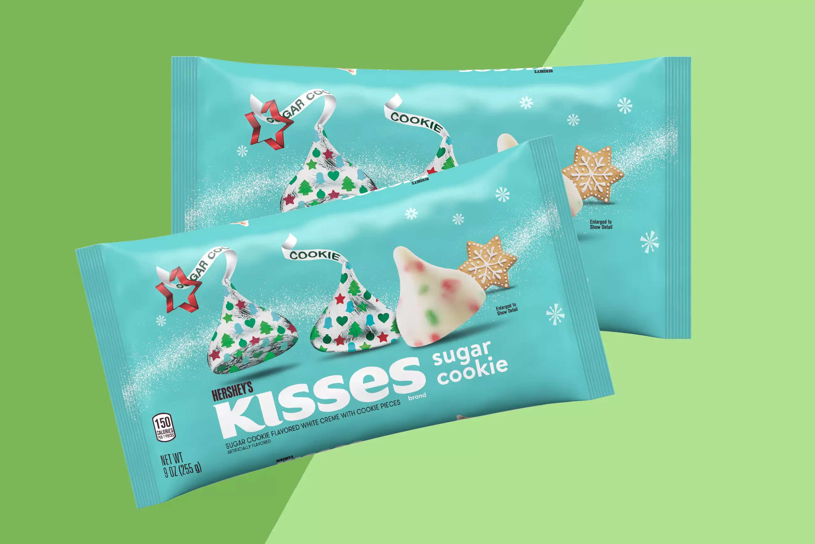 Dos bolsas de Hershey's Sugar Cookie Kisses