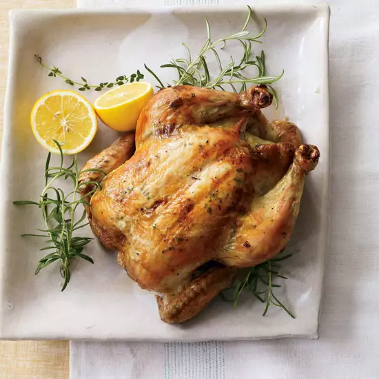 Herb-en-Lemon-Roasted Chicken