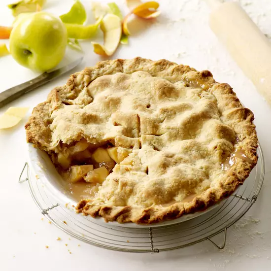 Apfelkuchen mit doppelter Kruste