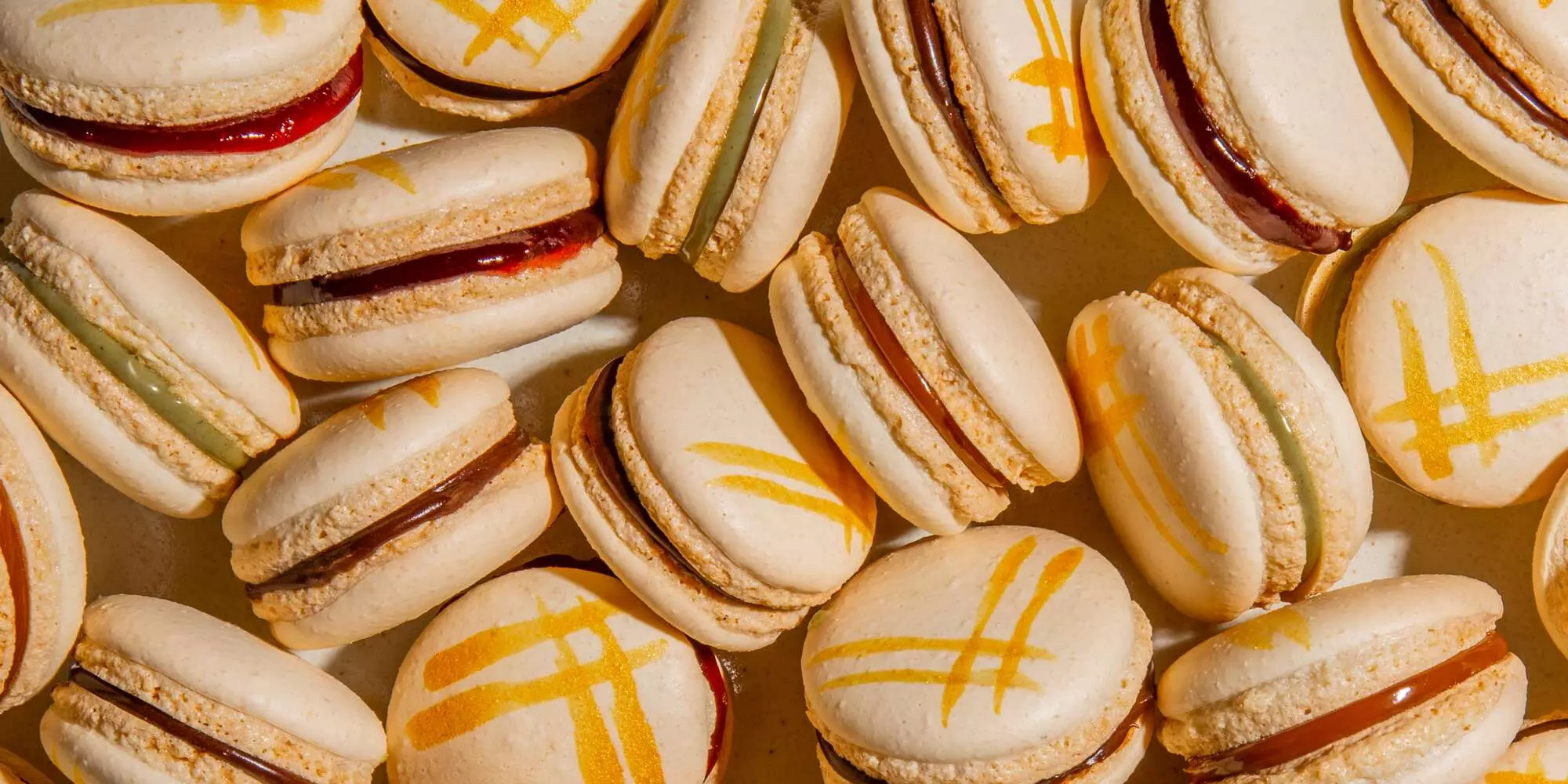 Dawn il-Macarons Divertenti u Fancy Togħma Tajba daqskemm Ħares