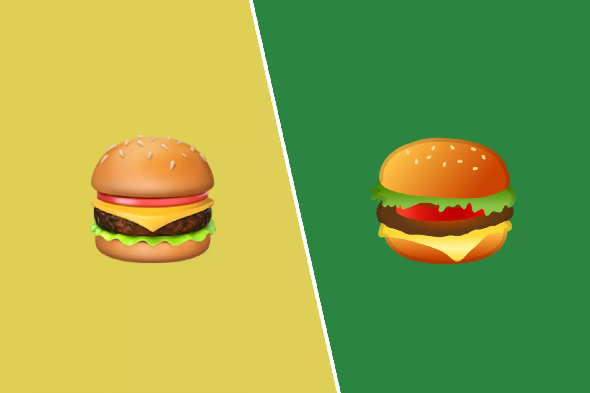 Emoji Google Burger Keju