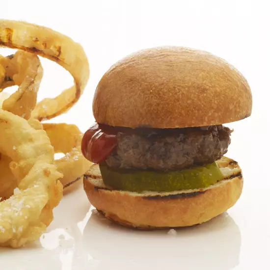 Mini Burger & Crispy Bawang Rings