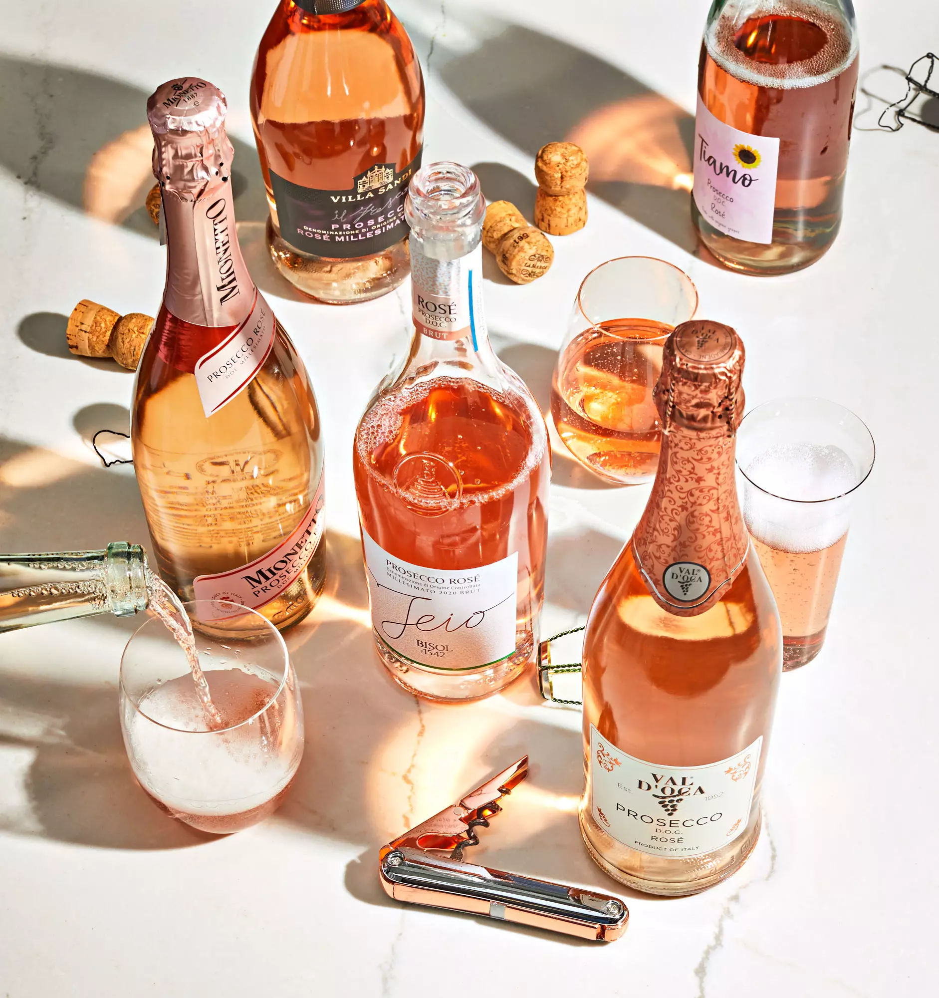 Bottiglie di PROSECCO DOC ROSÉ