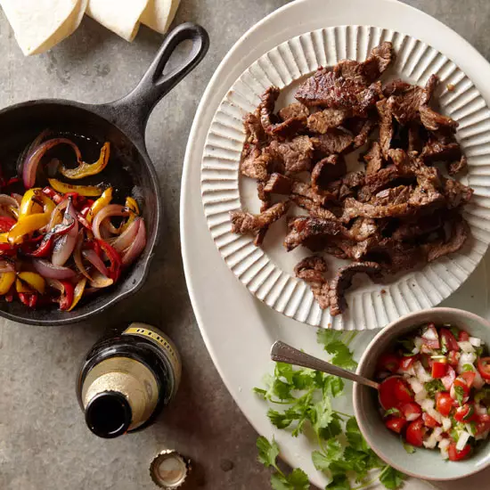 Fajitas di manzo affumicato