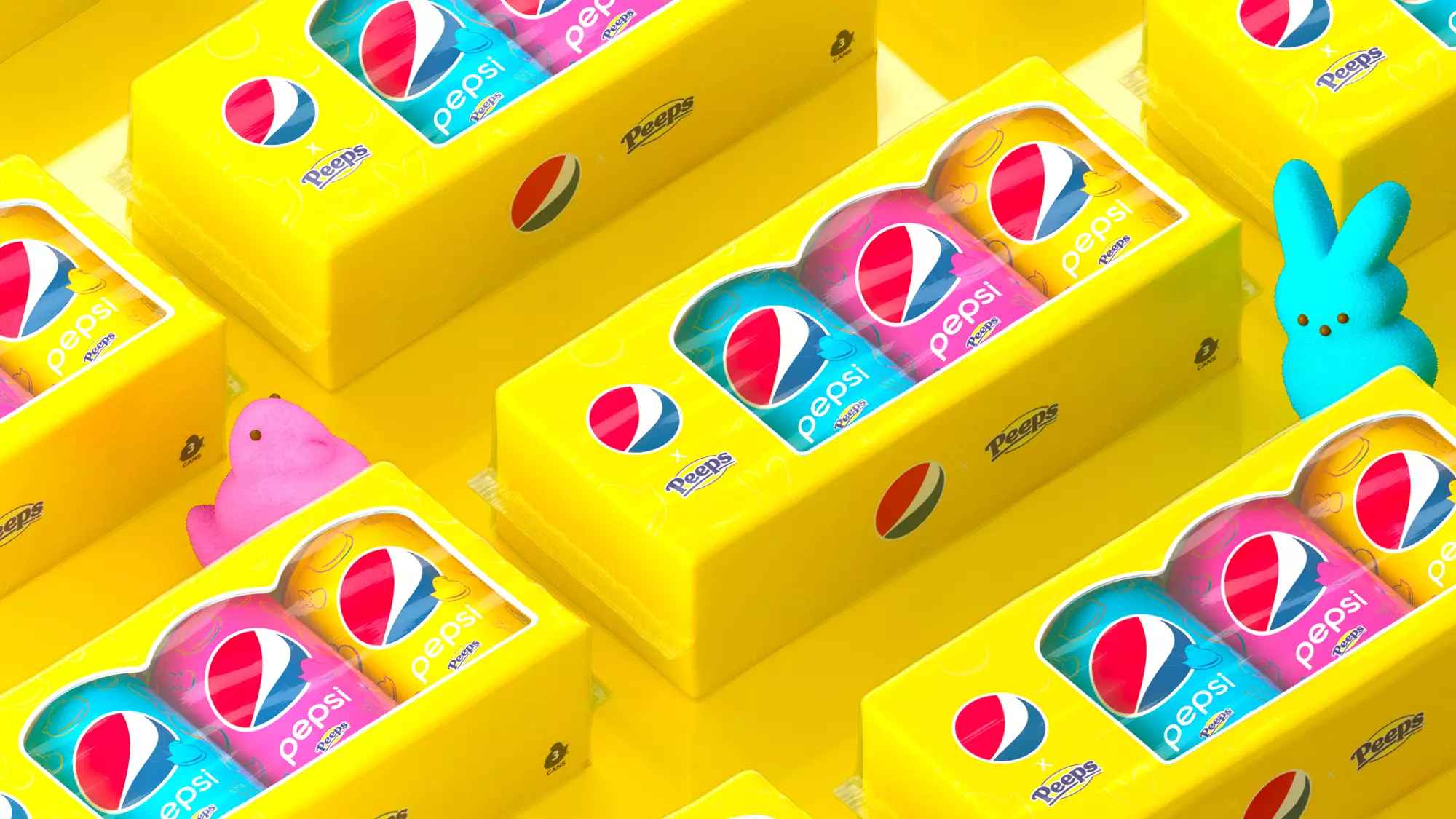 PEPSI x PEEPS Kit Packaging