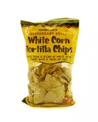 Chips & Salsa Tortilla Chips Di Mais Bianco