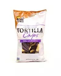 Whole Foods 365 sárga és kék kukorica tortilla chips