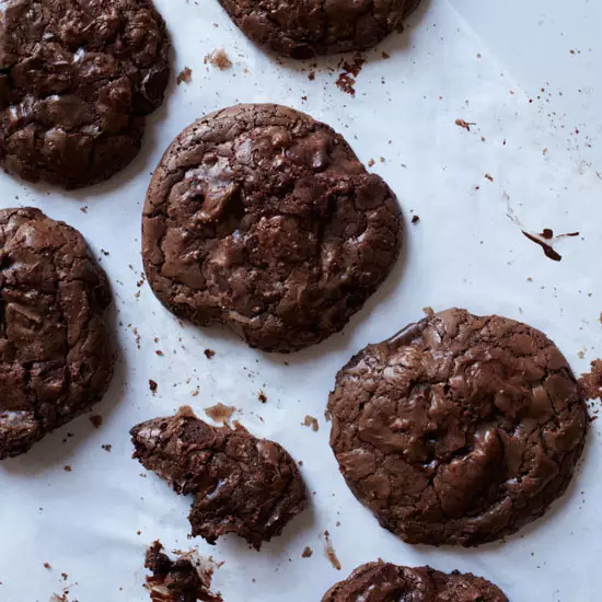 Li-cookie tsa tsokolate Brownie