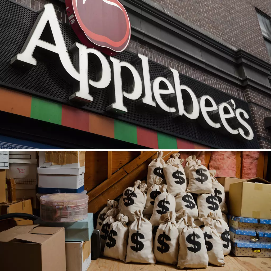 32000 ДАЛАРАЎ Знойдзены ў APPLEBEES FWX