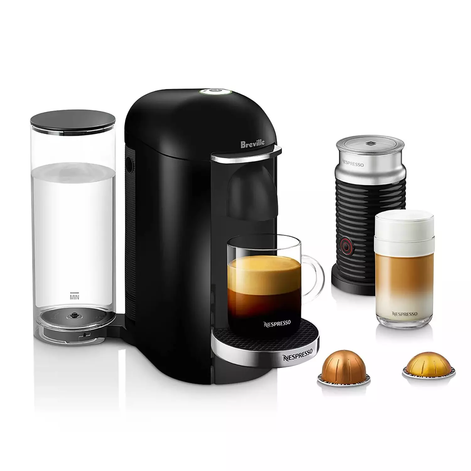 Nespresso پاران Breville Vertuo Plus Deluxe Bundle