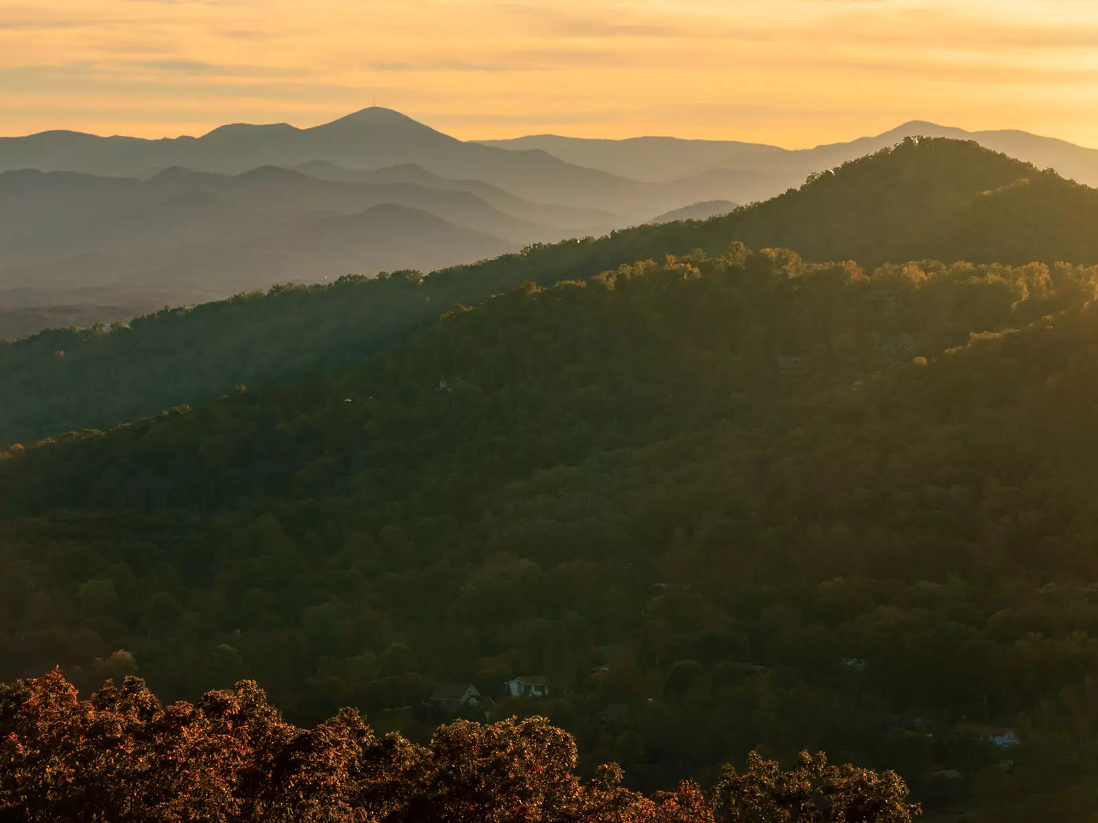 Blue Ridge Parkway Ашвил, Северна Каролина