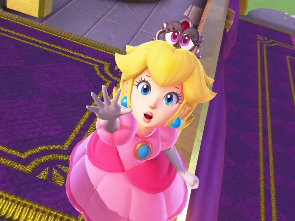 princess peach tea drinker pop kulturako bideo-jokoak