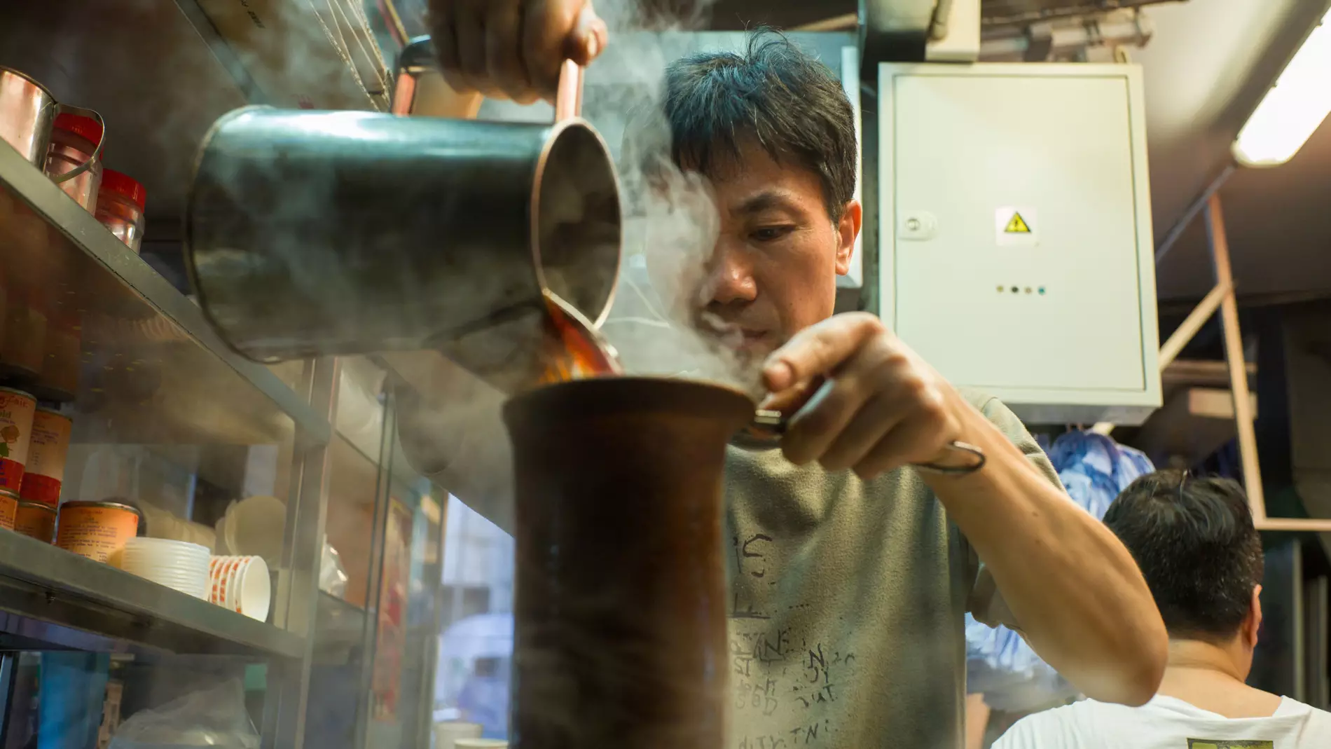 Thé aux collants de Hong Kong