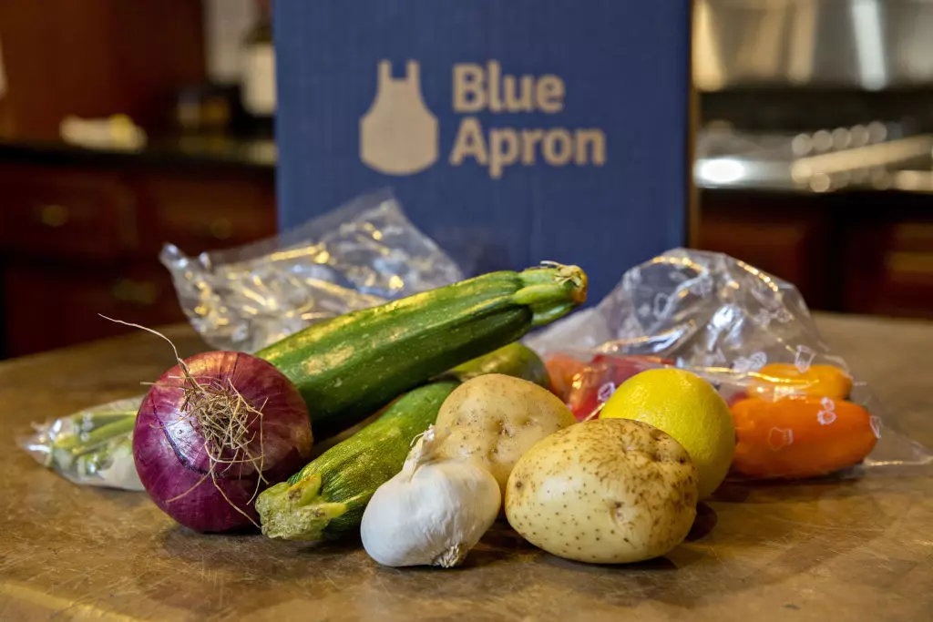 Blue Apron Inogadzirira Kuratidza Chikafu-Delivery Chops PaIPO Trail