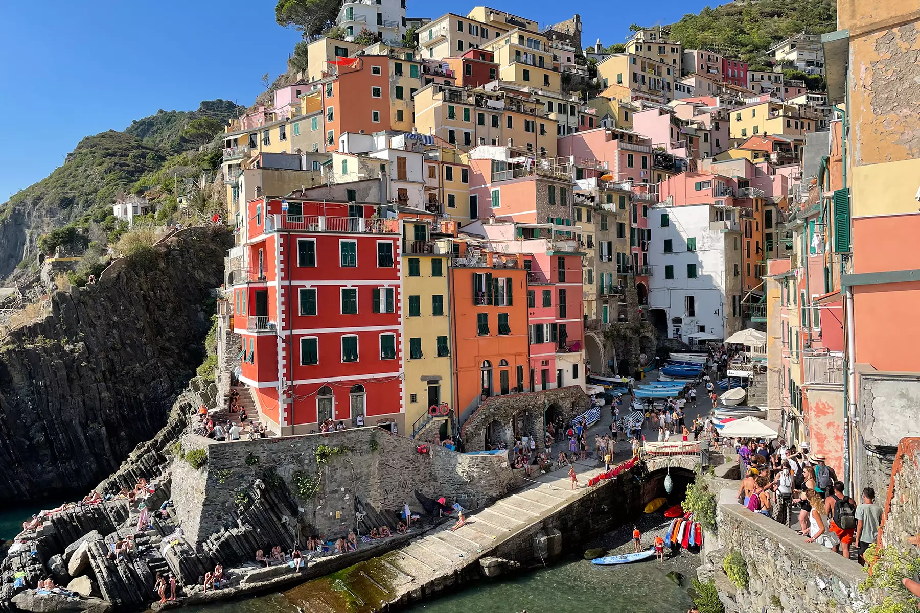 Pogled na Riamiaggiore iz zraka