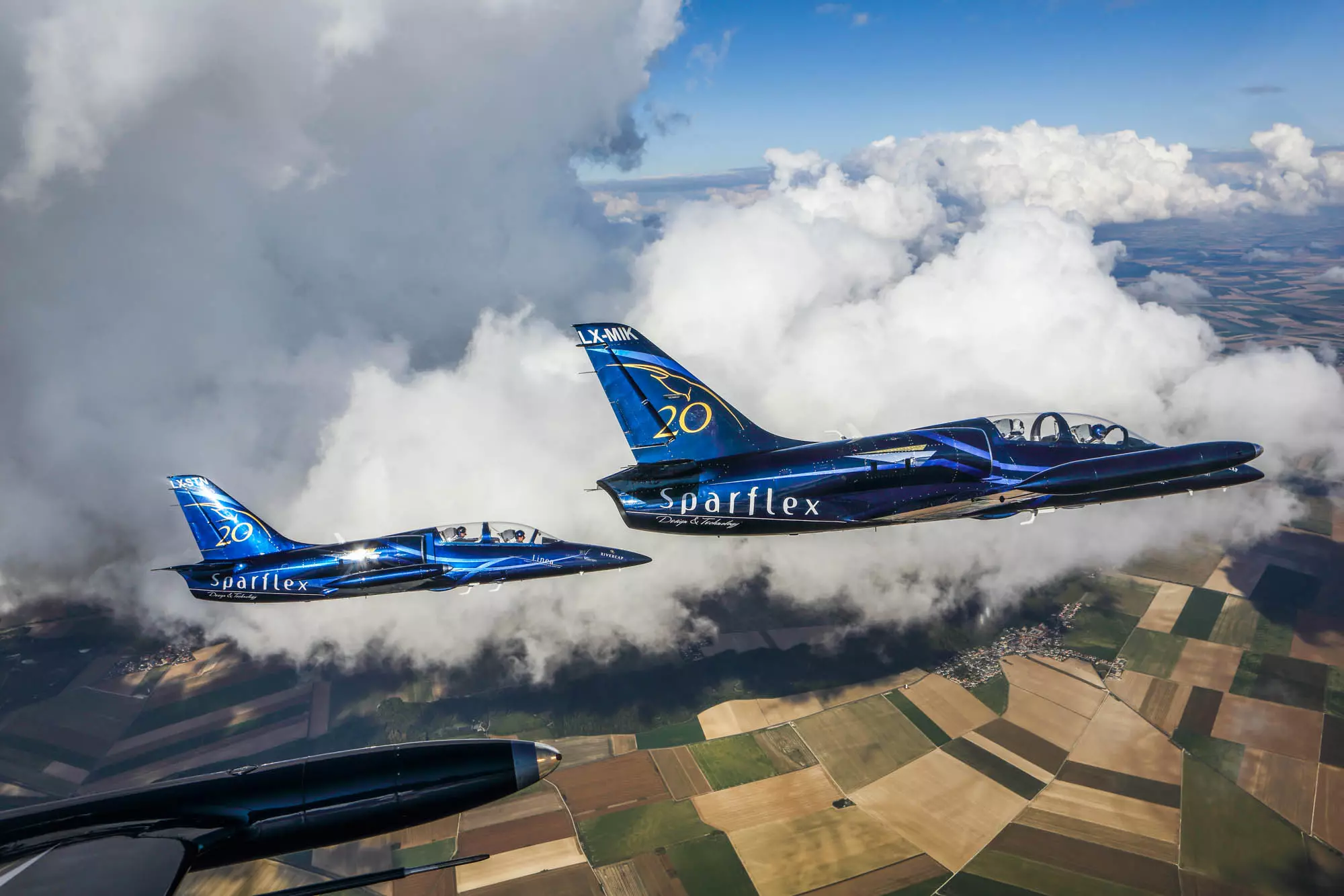 Fighter Jets over Champagne