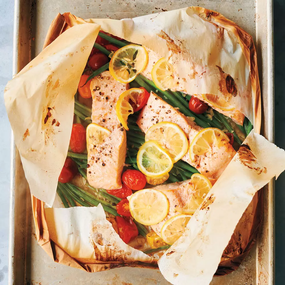 Salmon En Papillote