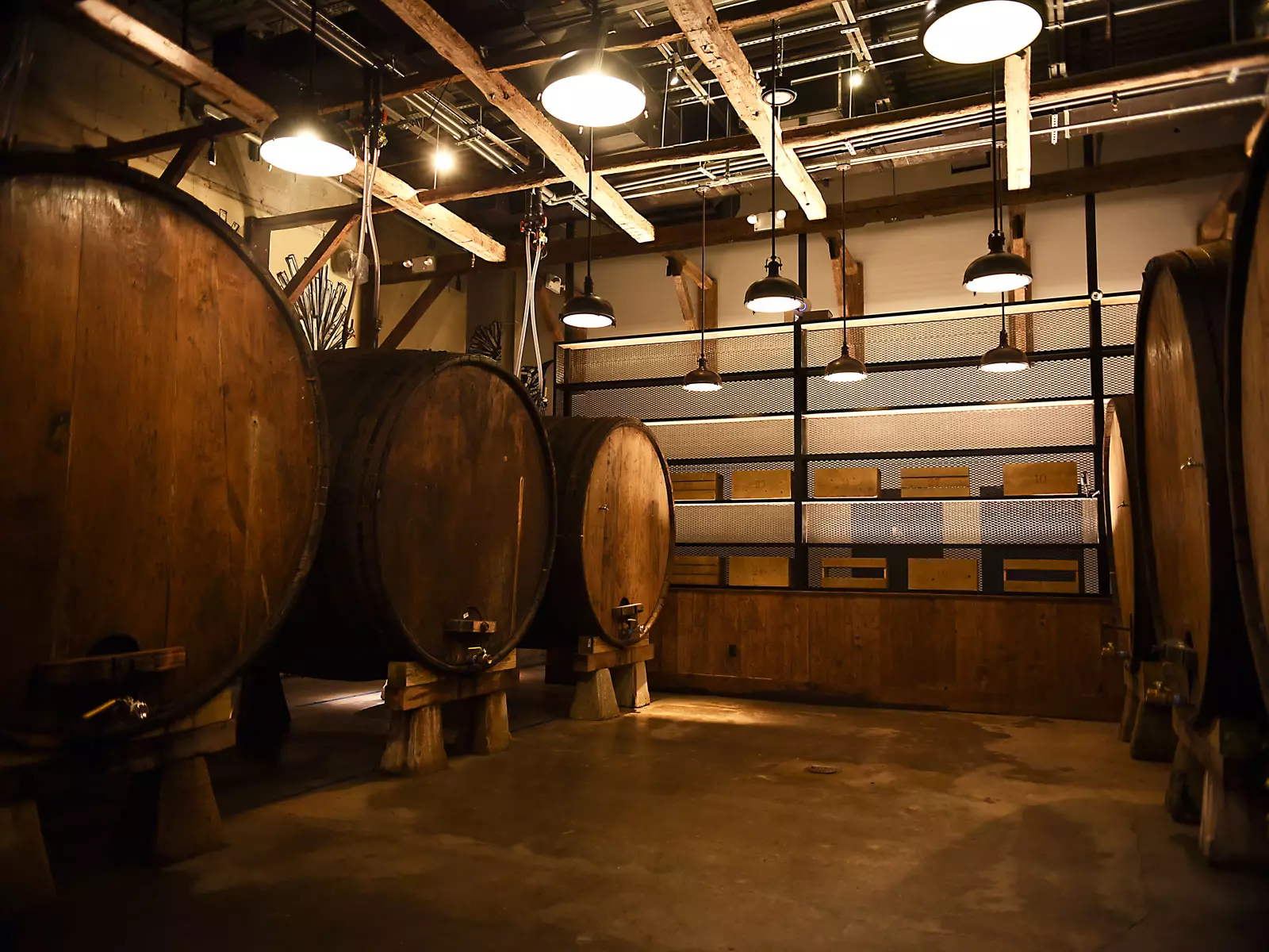 Brooklyn cider House Barrel Room