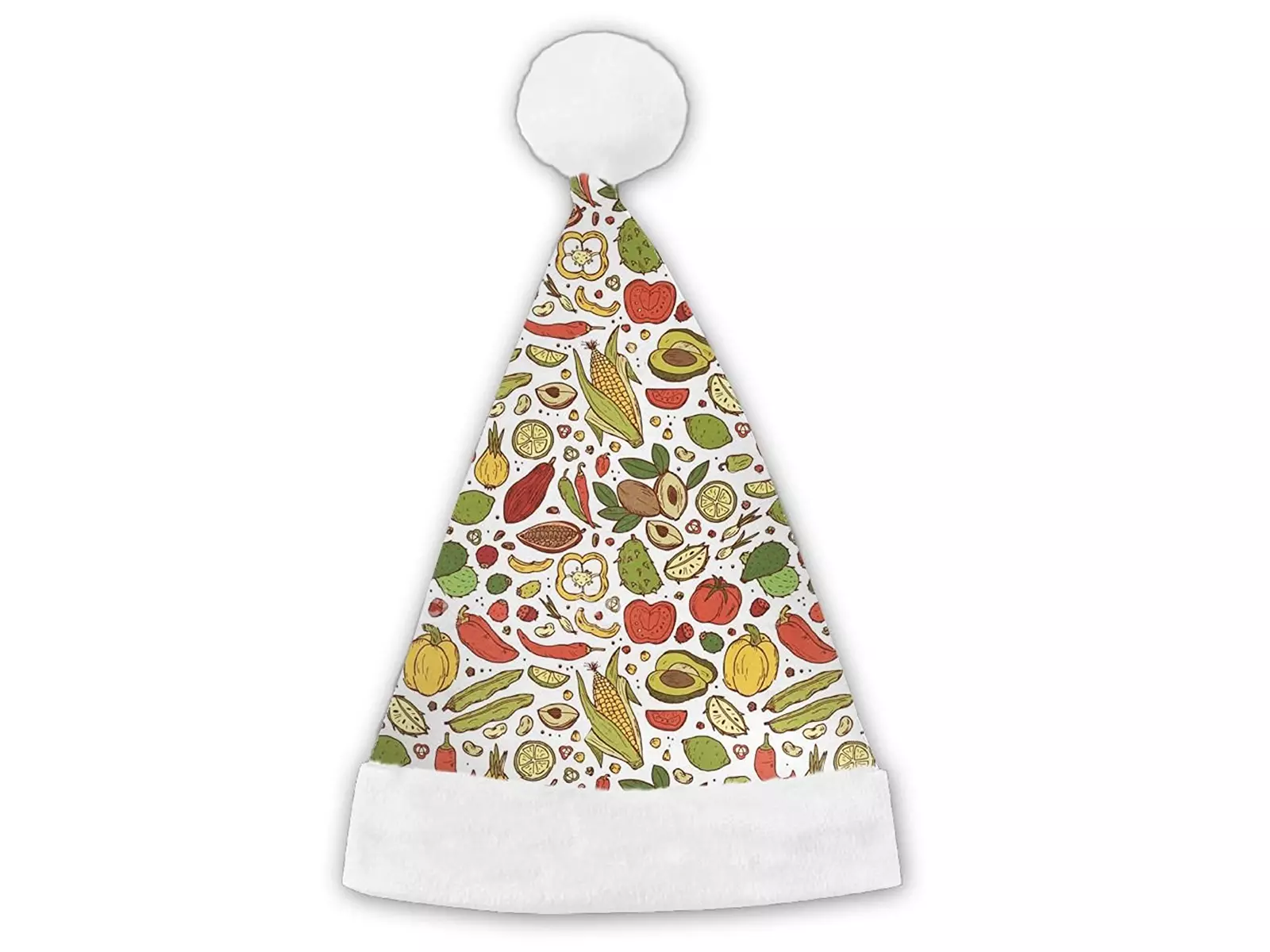 veggie themed santa hat