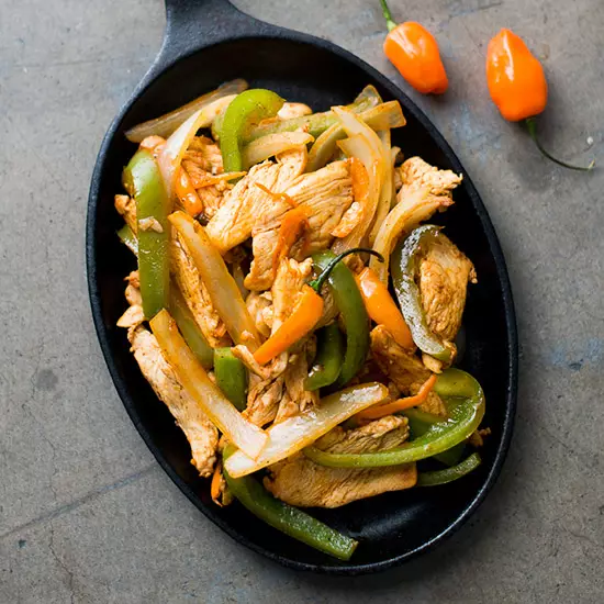 Forró Habanero Chicken Fajitas