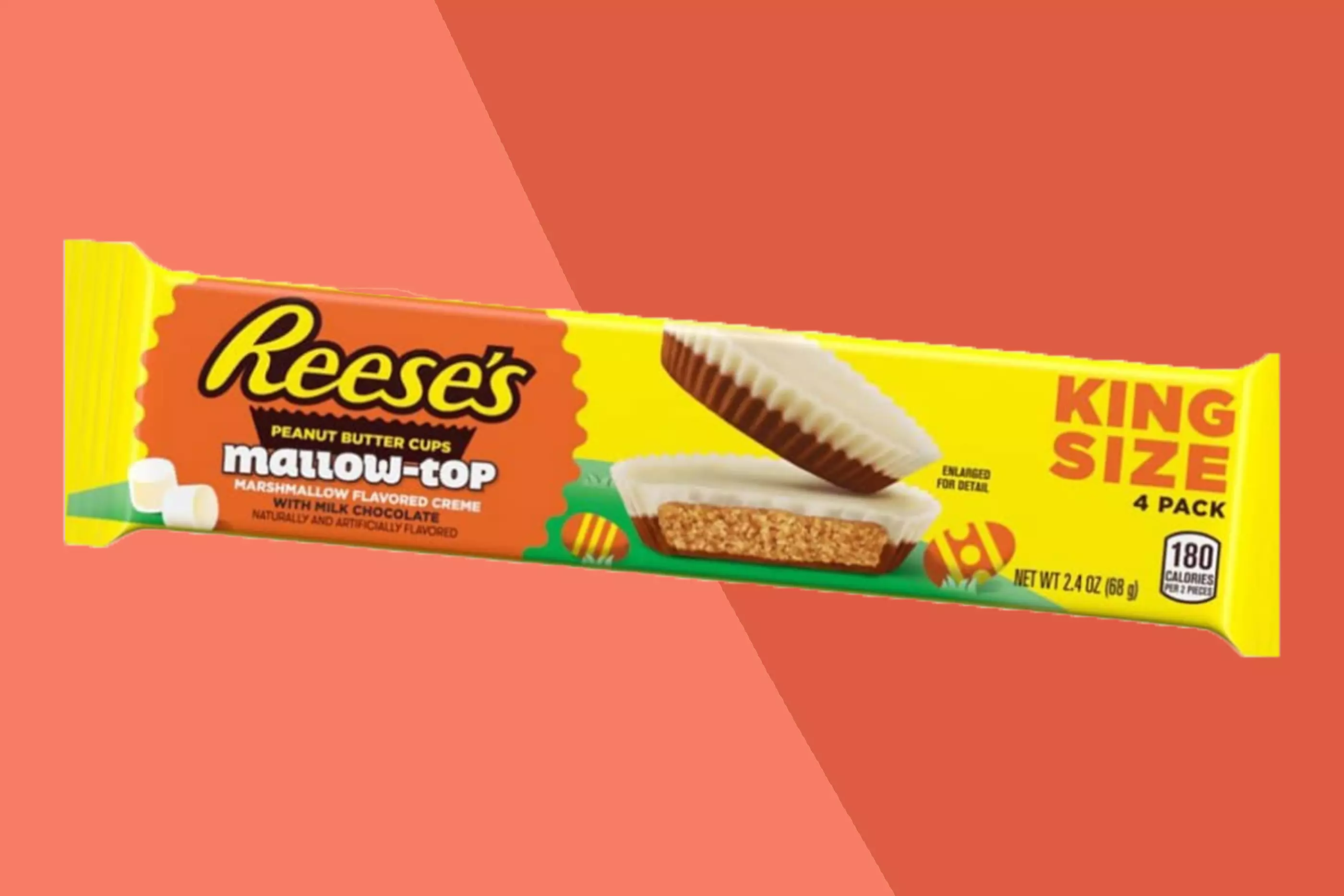 saman mallow na reese akan bangon orange