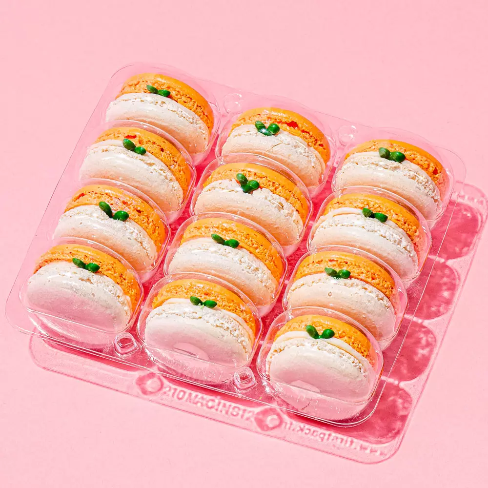 burkānu kūka macarons