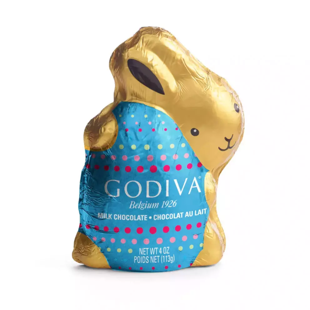 Godiva mjölkchoklad påskhare