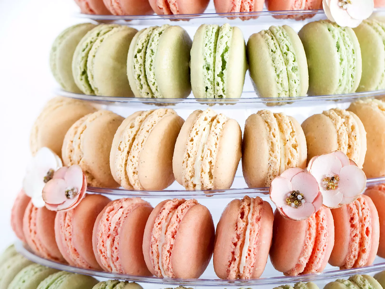 le macaron francia sütemények lánc Amerikában