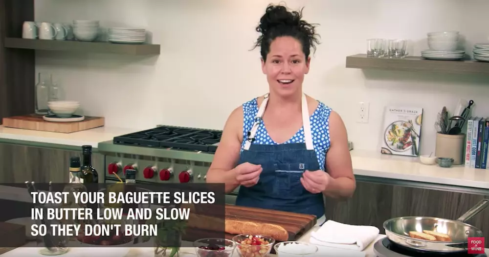 Demonstraĵo pri kuirado de Stephanie Izard