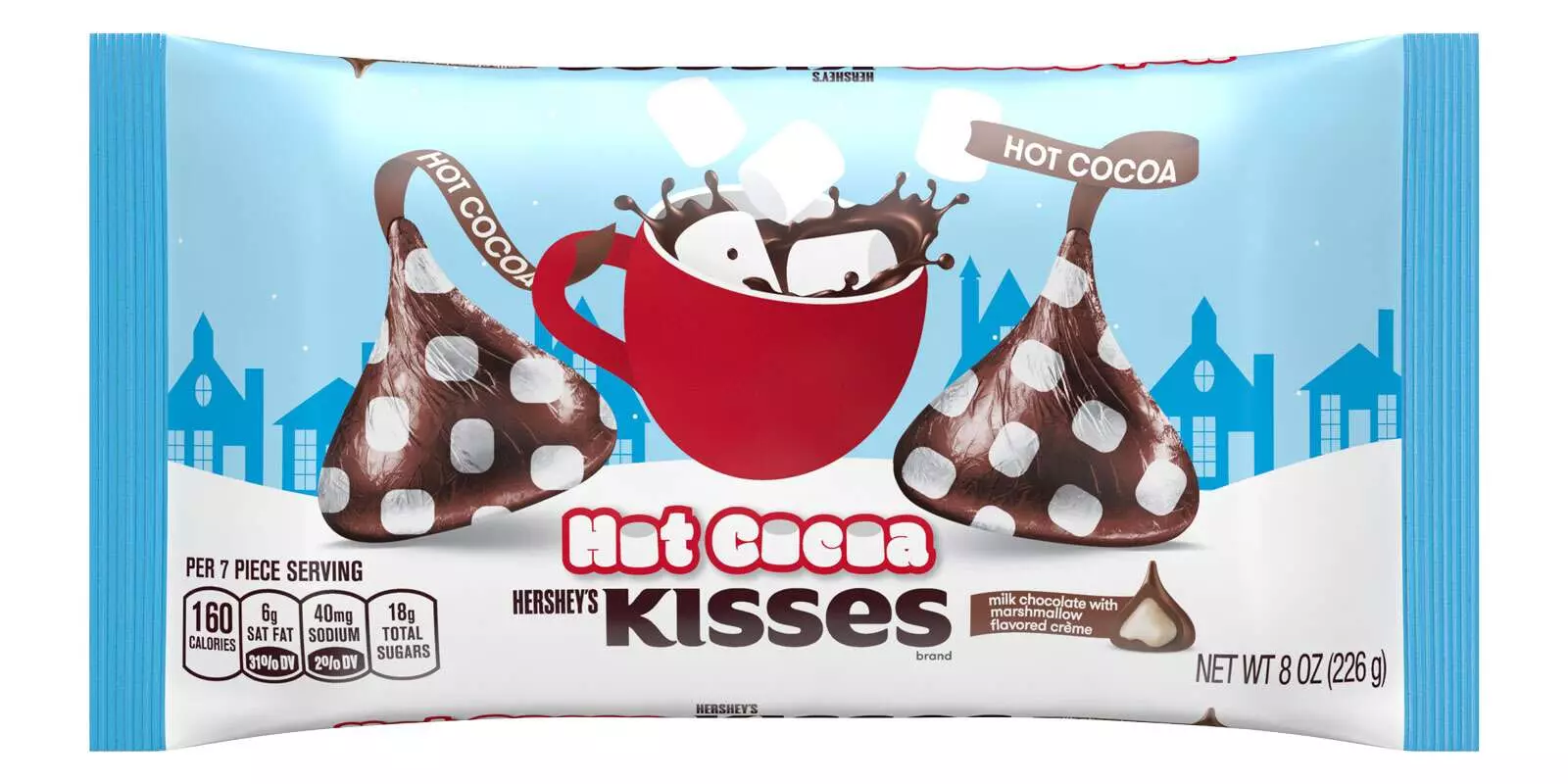 Hershey's Kisses se eerste nuwe seisoenale geur in tien jaar is piekgesellig