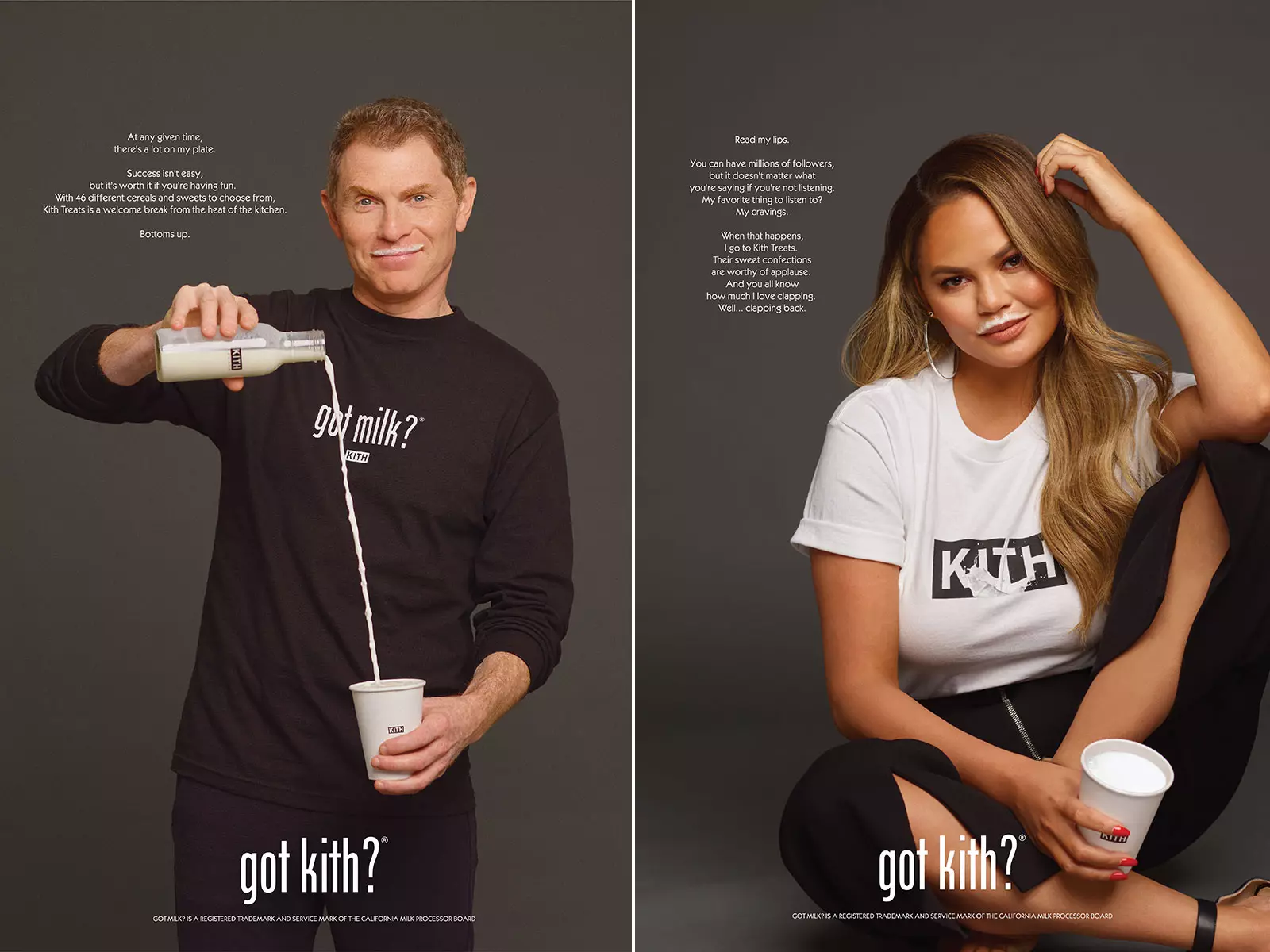 Chrissy Teigen and Bobby Flay