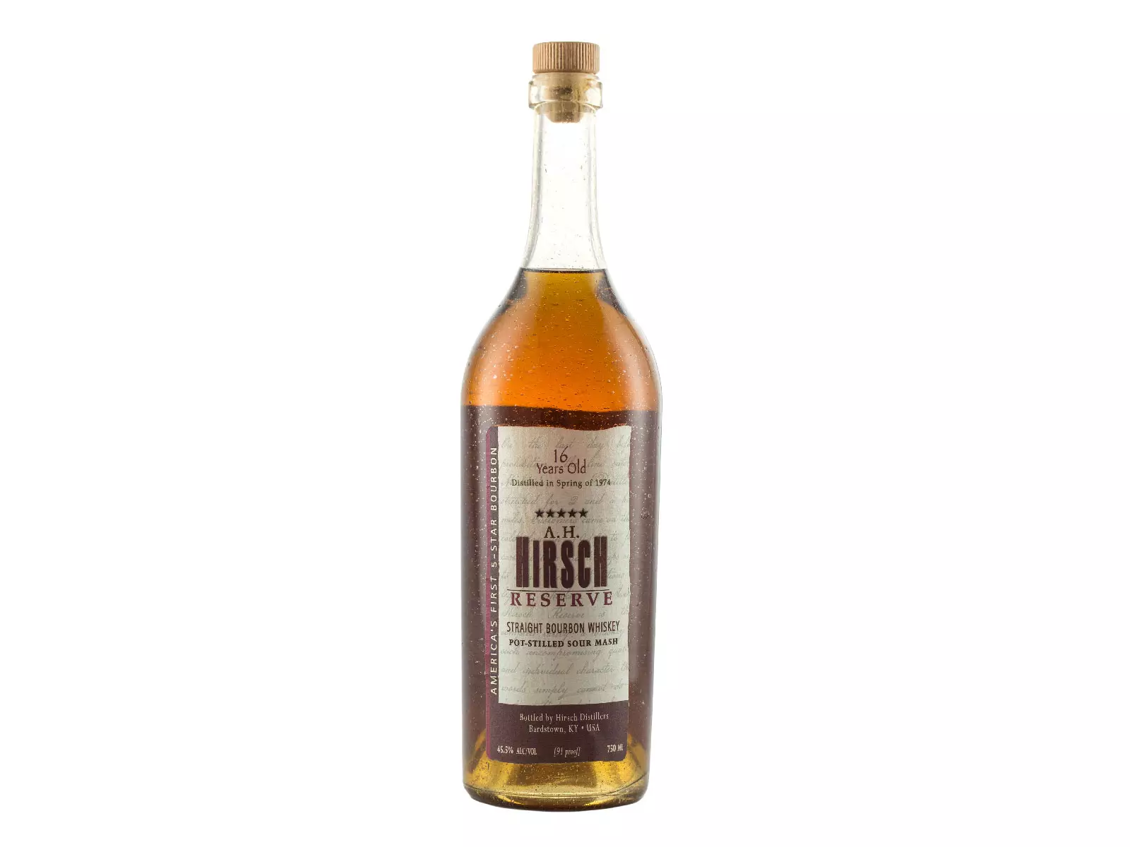 A.H. Hirsch Reserve 16 taona Straight Bourbon Whisky