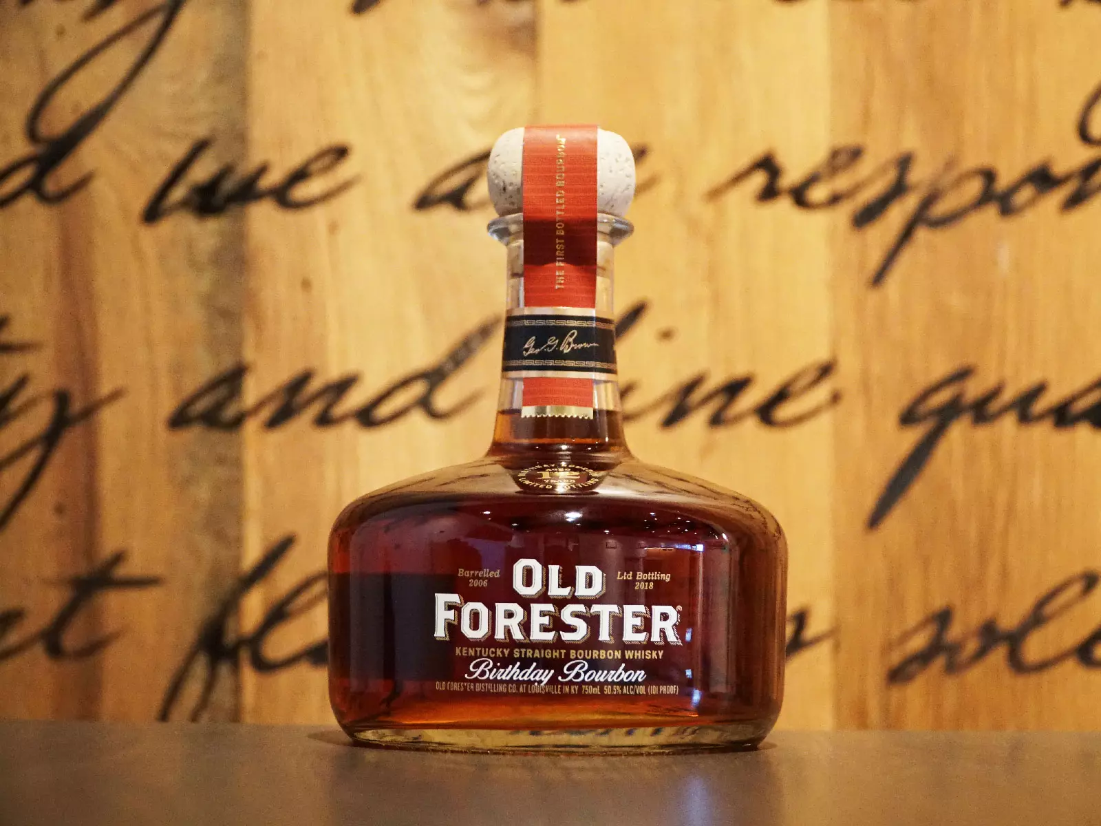 Tsingerintaona nahaterahan'i Old Forester Bourbon 2018