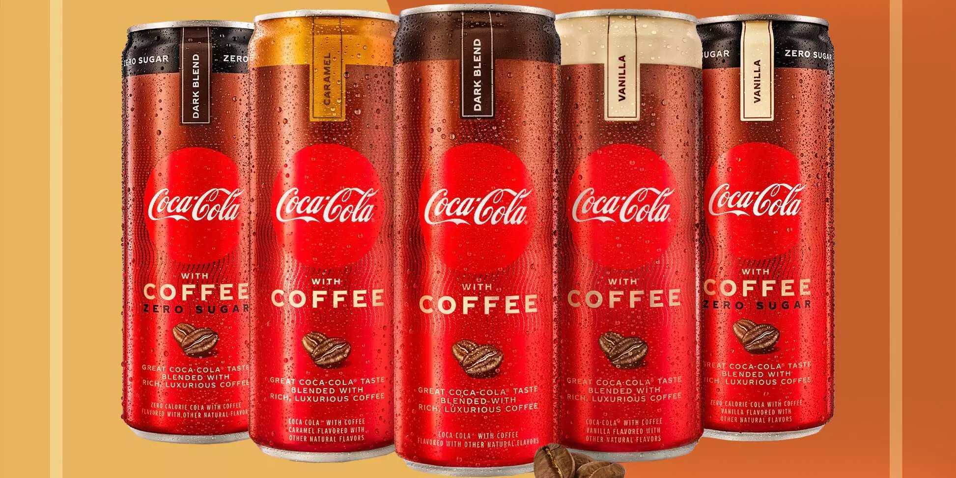 La Coca-Cola con caffè è ora disponibile in cinque varietà a livello nazionale