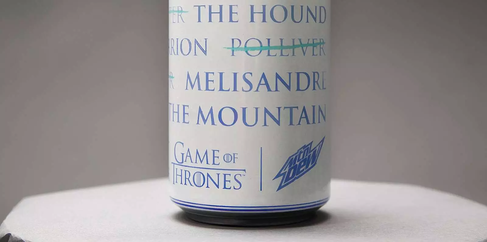 Mountain Dew Cans Chuyển sang màu trắng cho ‘Game of Thrones’