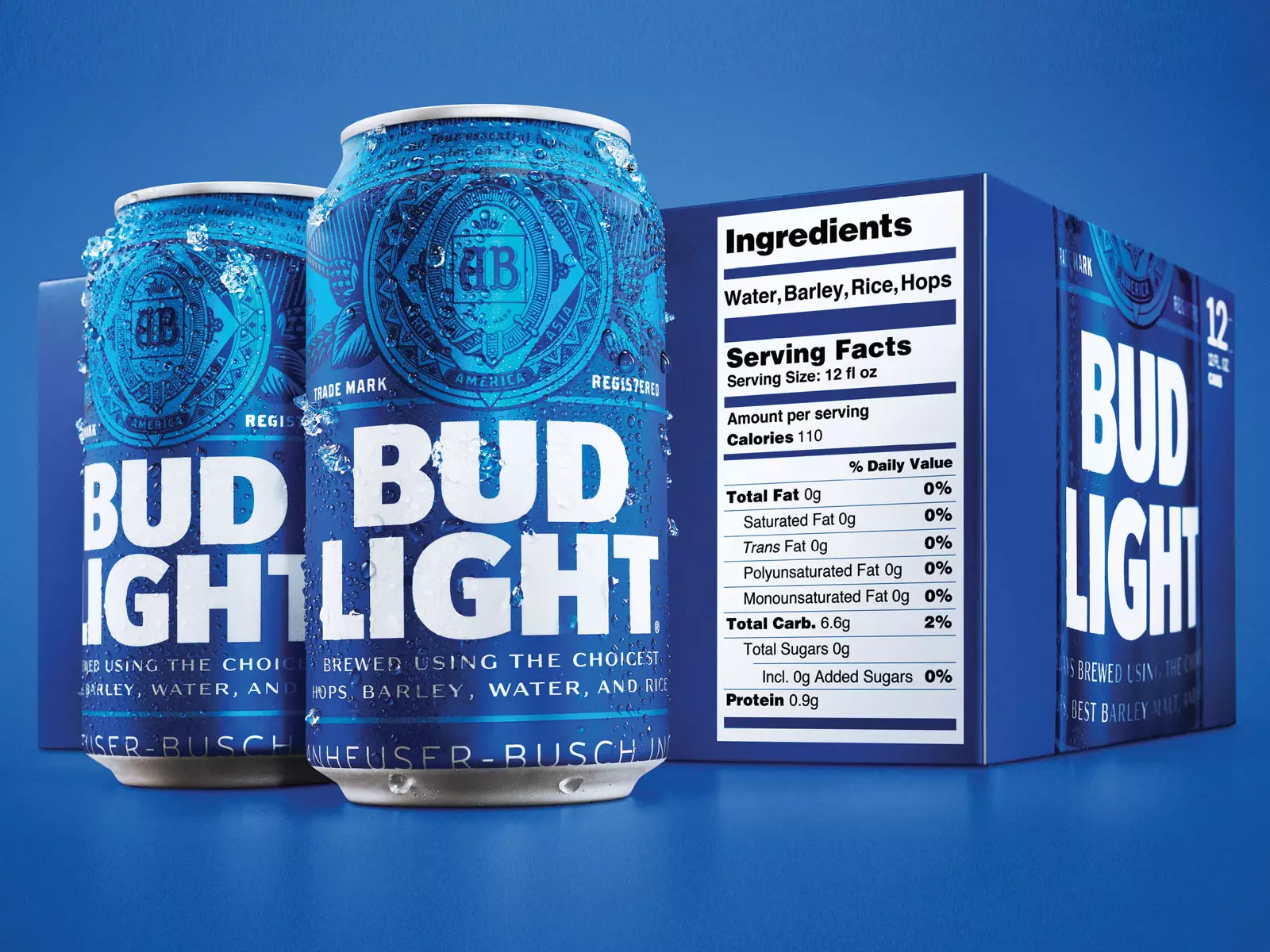 Bud Light-ingrediëntenlijst