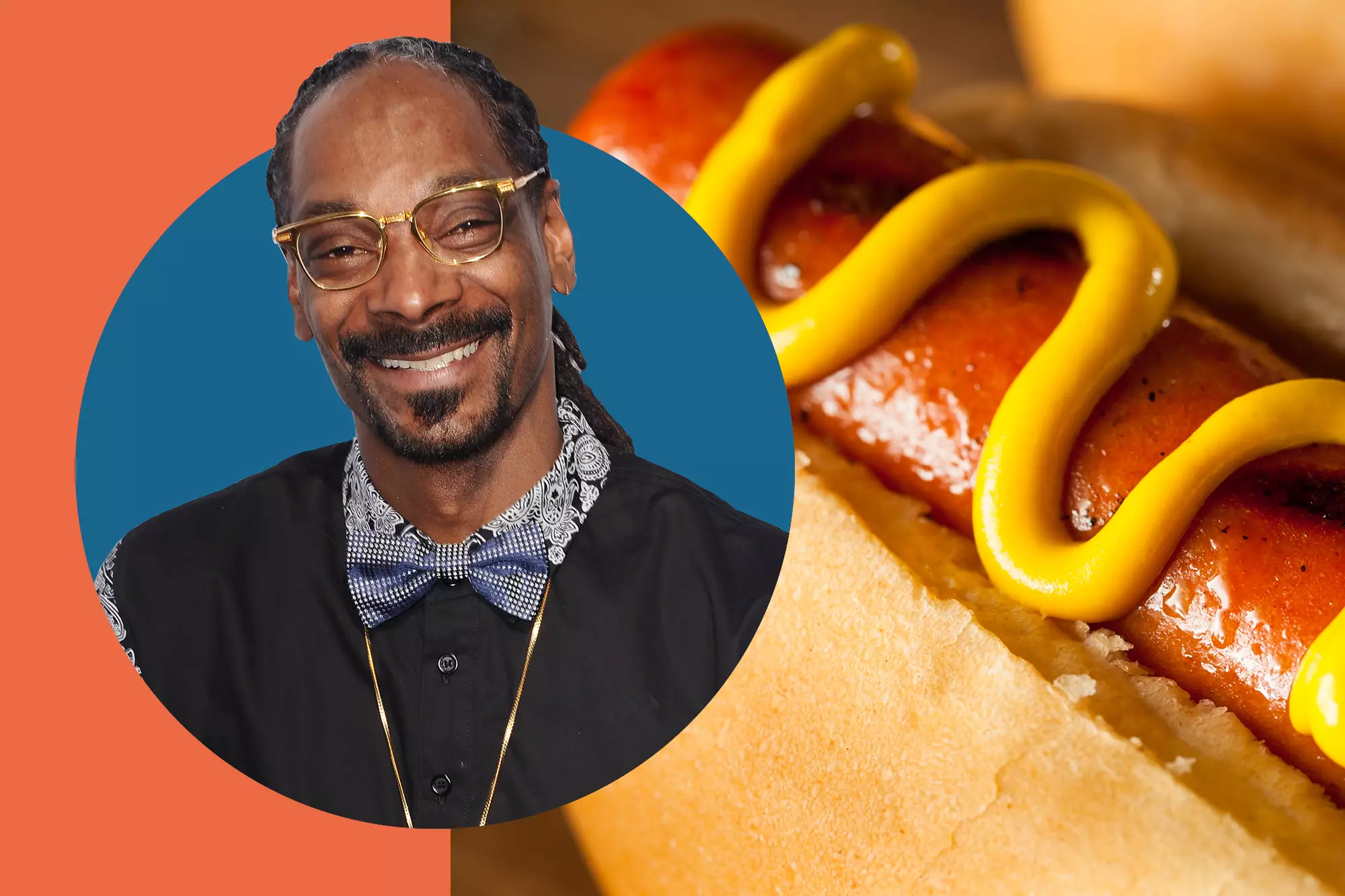 Snoop Dogg; сары горчица белән кайнар эт