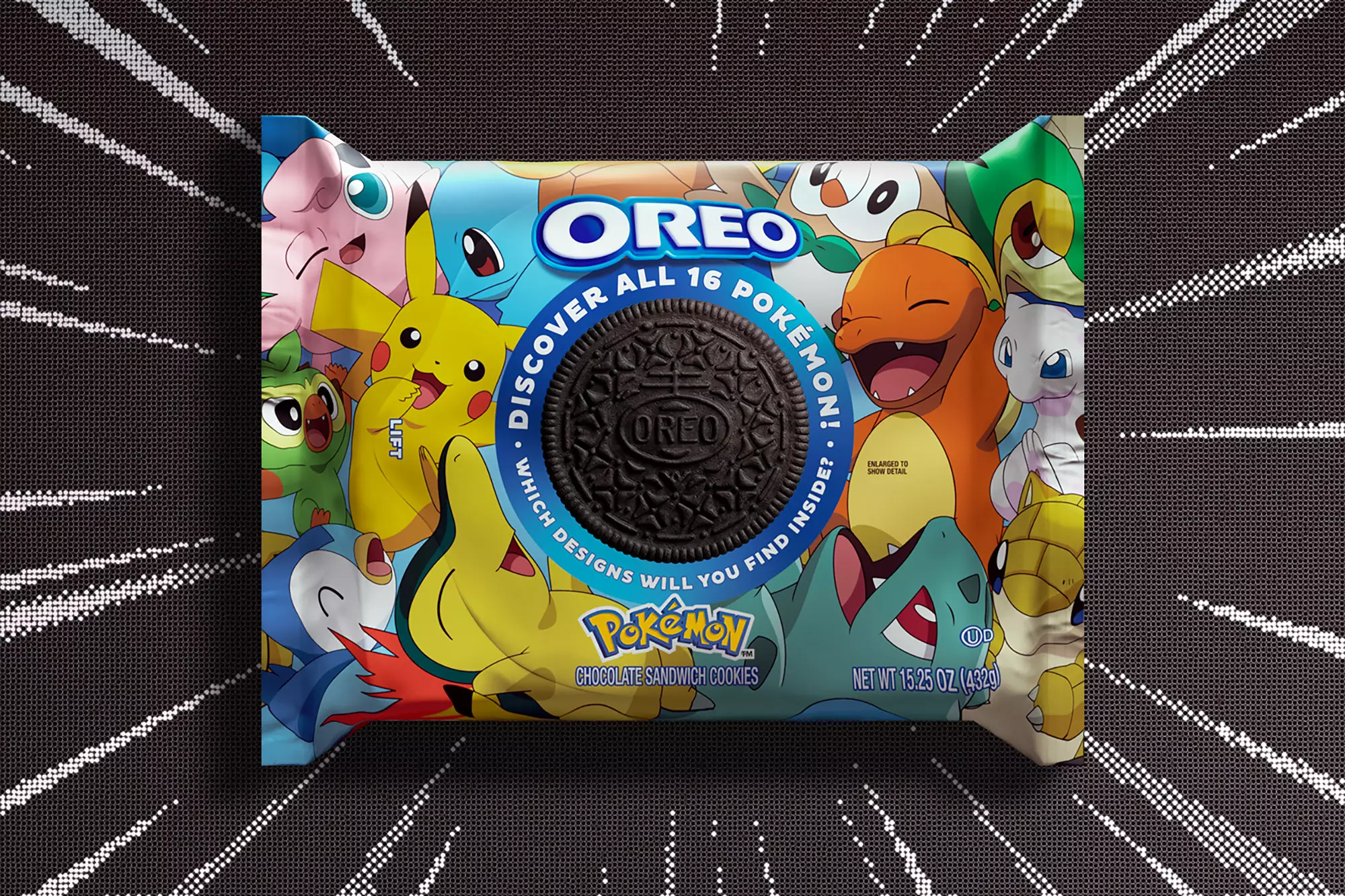 Pokémon Oreos na nkwakọ ngwaahịa