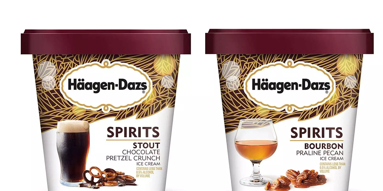 Häagen-Dazs lanza seis sabores de helado con infusión de alcohol