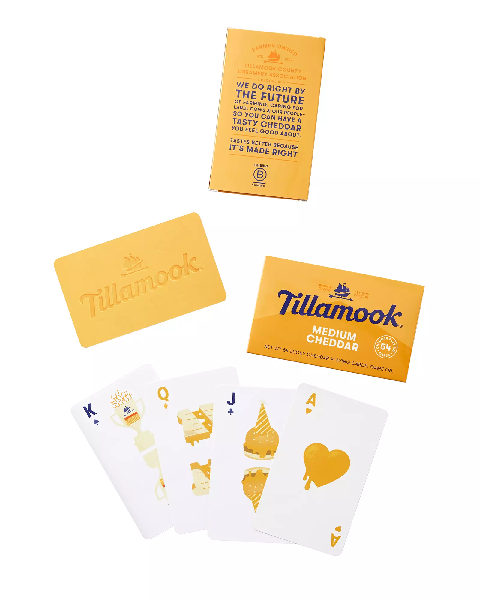Hrací karty se sýrem Tillamook