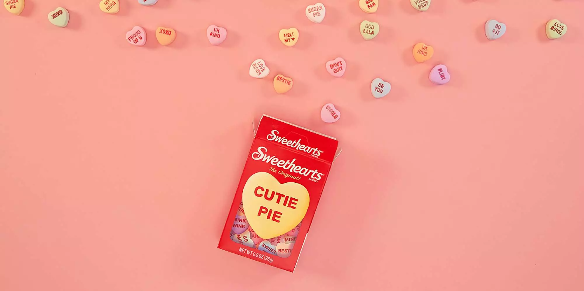 Sweethearts Candies bringer positivitet til 2022 med «Words of Encouragement» Conversation Hearts