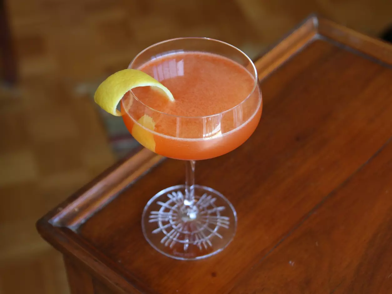 Qadhaadh orange cocktail