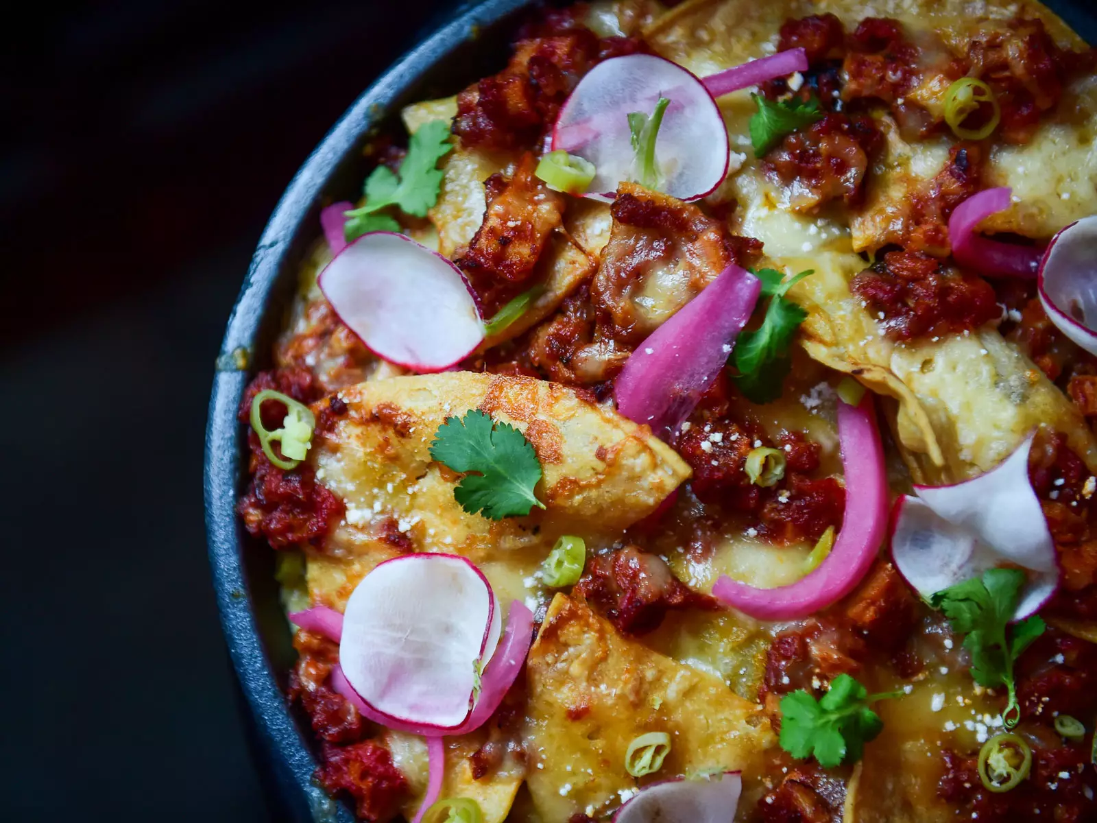 Chorizo na Tripe Nachos