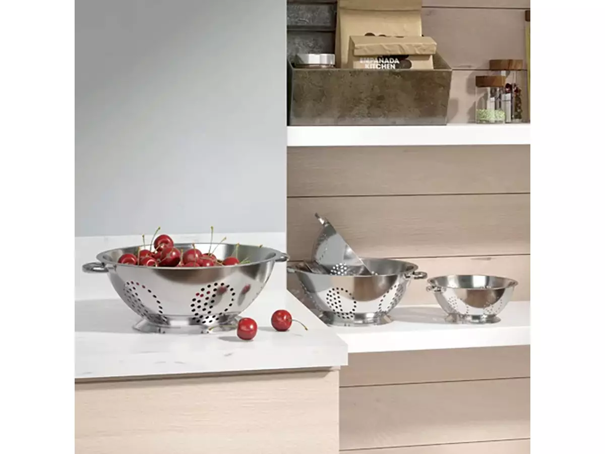 Mint Pantri Set Colander Dur Di-staen 4-Darn