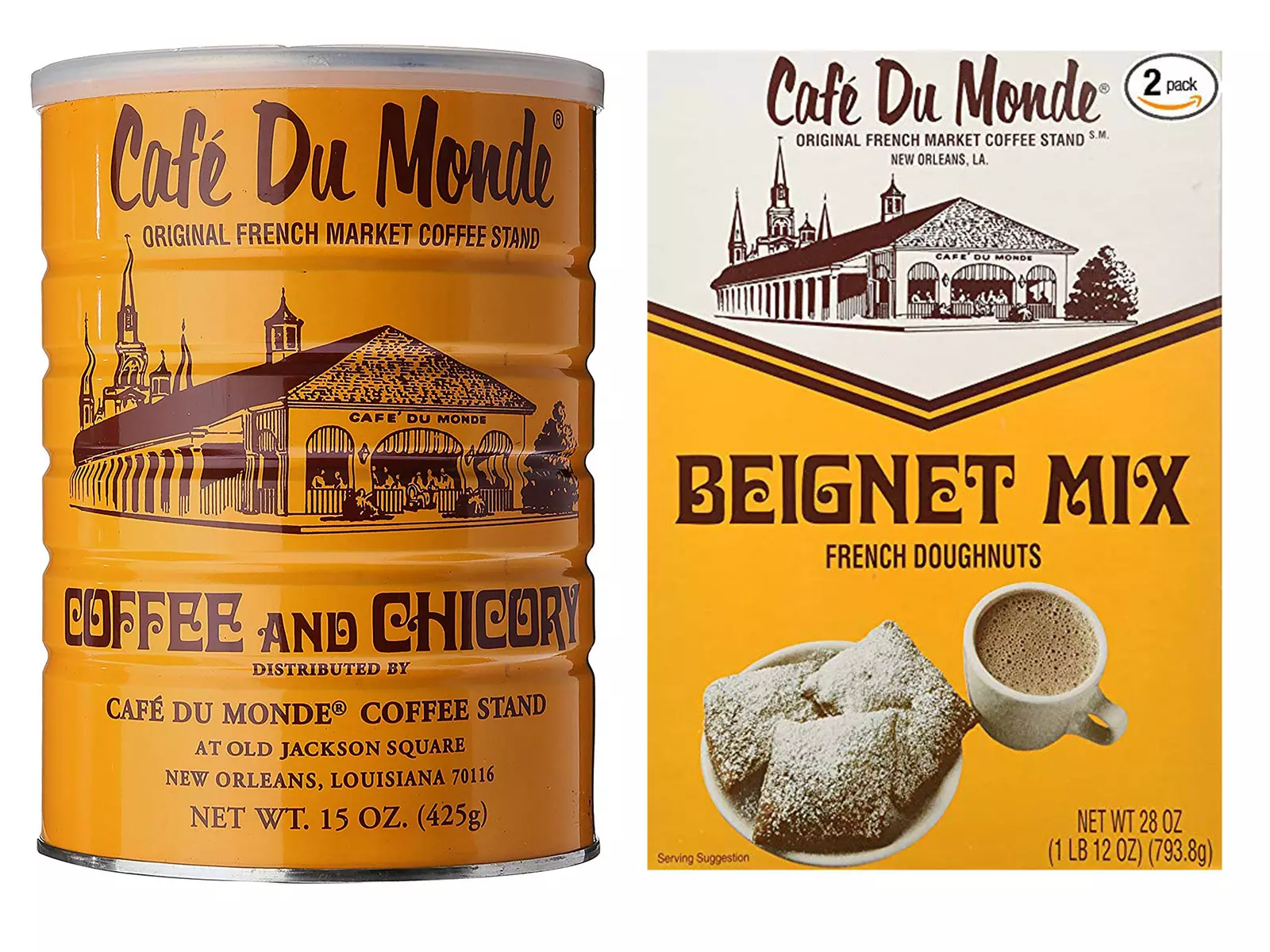 Cafe du Monde beignets û qehweya çîkor