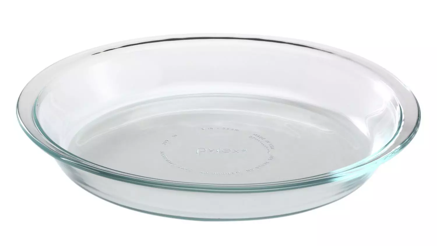 Pyrex आधारभूत पाई प्लेट