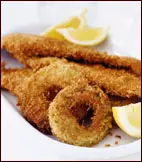 Crispy Pork Tenderloin with Fried Apple Rings