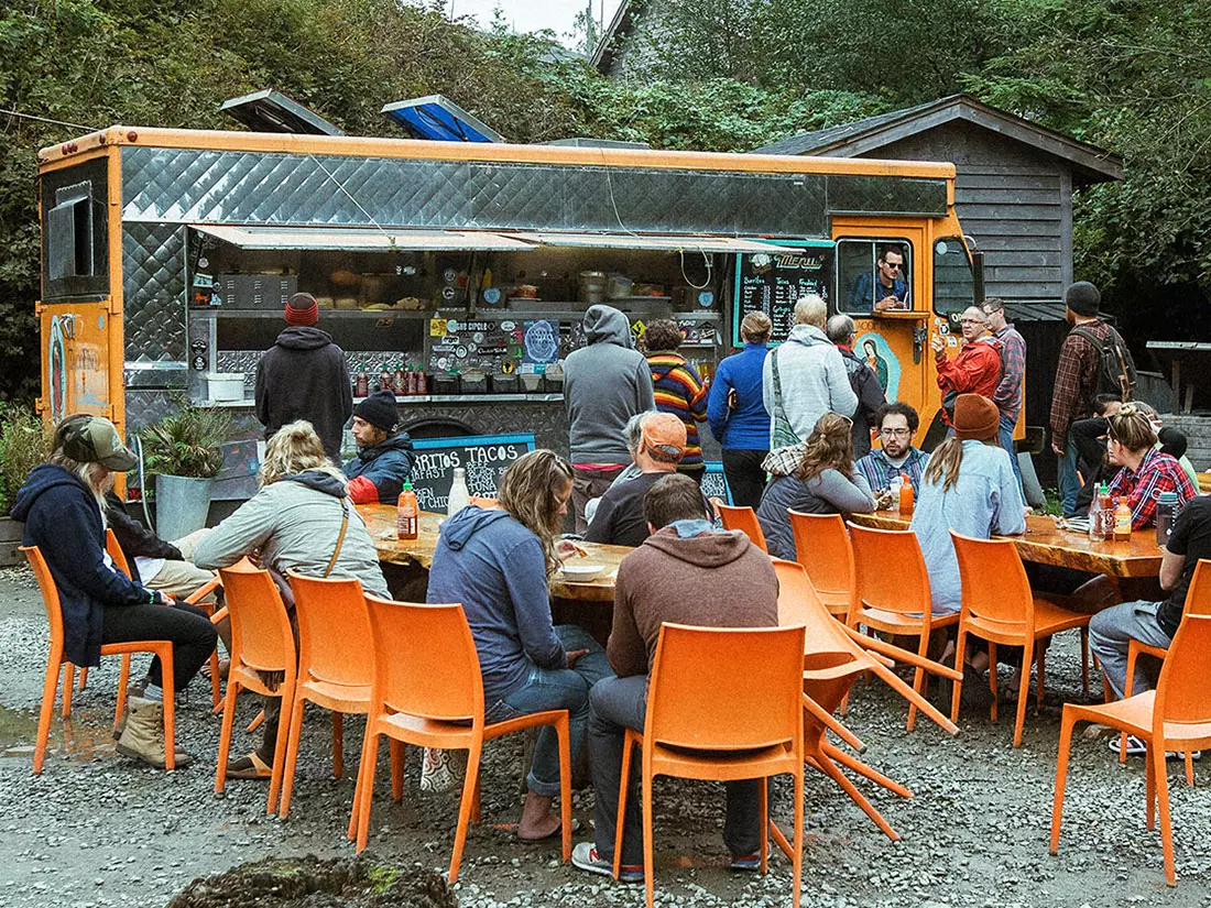 manje deyò nan tacofino nan tofino