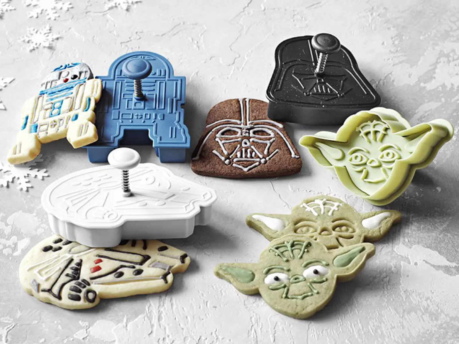 Mga cutter sa cookie sa Star Wars