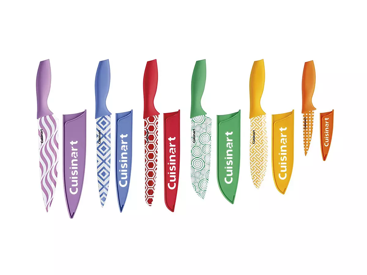 Cuisinart C55-12PR2 Advantage Color Collection 12-Piece Printed Color Cutlery Set